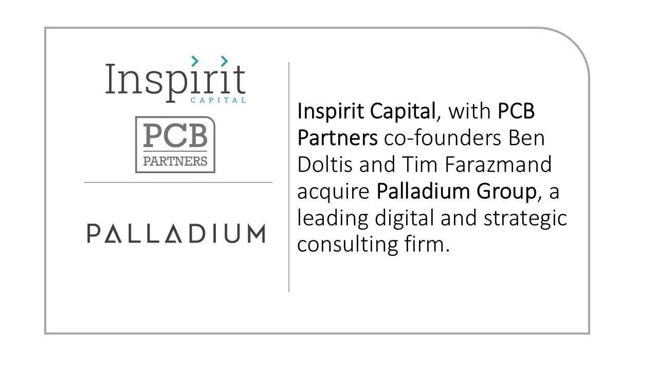 Inspirit Capital, with PCB Partners co-founders Ben Doltis and Tim ...